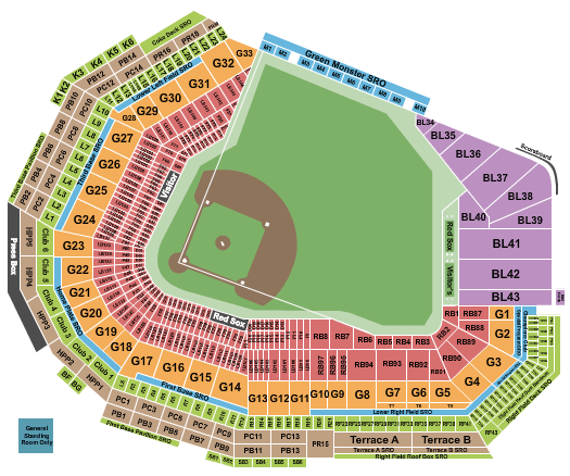 Red Sox Tickets | 2024 Boston Red Sox Baseball - Fenway Park
